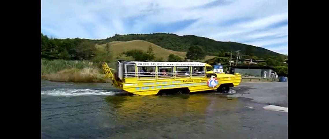 Amphibious Duck Tours Rotorua New Zealand - YouTube