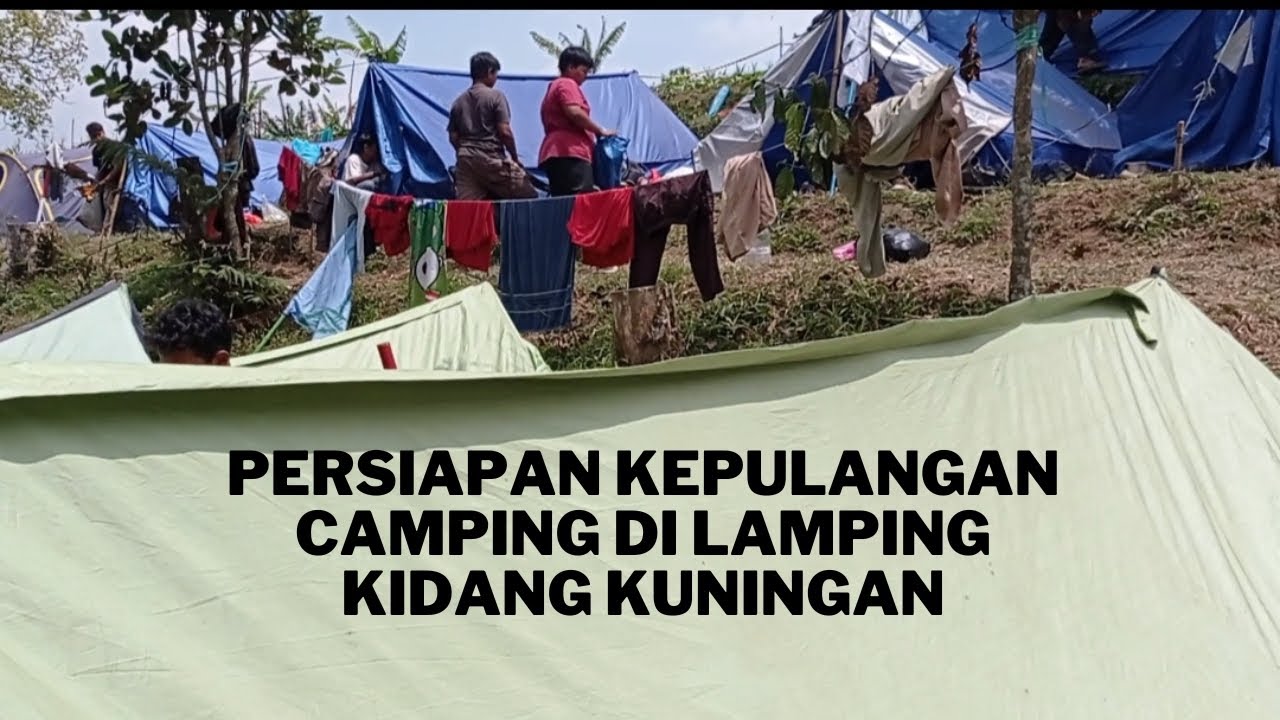 anak anak mau pulang habis camping di lamping kidang kuningan - YouTube