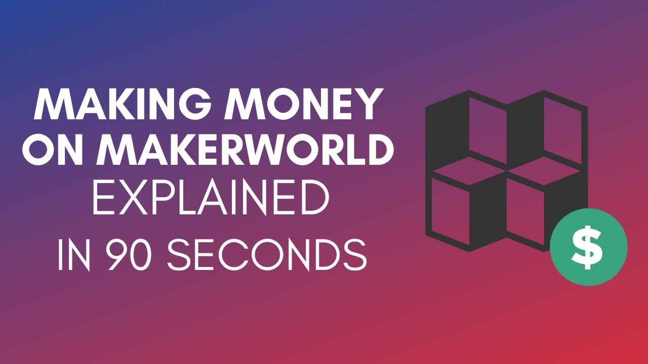 How To Make Money On MakerWorld (2025) - YouTube