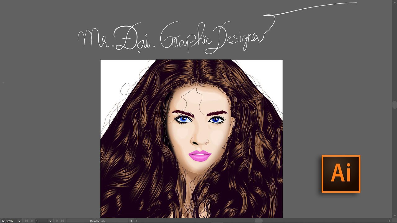 How to hair vector, Make A Vector Portrait | Using Adobe Illustrator CC ...