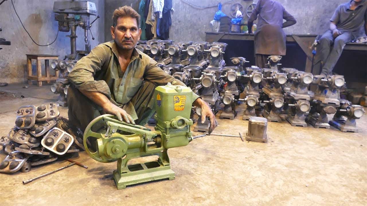 Amazing Technique of Make a Electric Pump Motor - YouTube