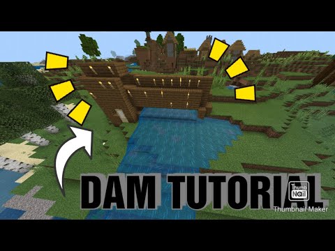 Minecraft| How To Make Dam - YouTube