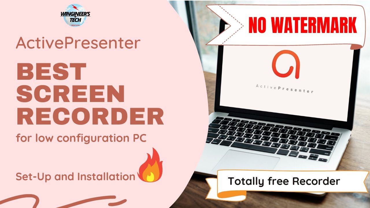 Best screen recorder for Low End Pc|Active Presenter Screen Recorder ...