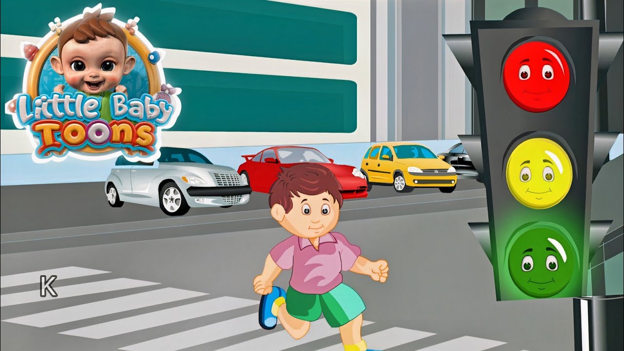 Red light | Nursery Rhymes & Kids Songs | Wheels On The Bus Dance Party ...