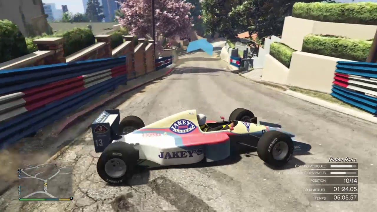 COURSE DE F1 EN GTA ONLINE - YouTube