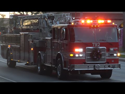 LAFD Light Force 92 Responding - YouTube