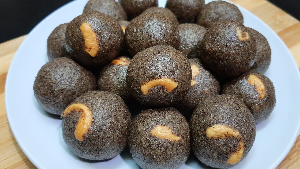 கம்பு ராகி உருண்டை/Kambu ragi Laddu | Kambu ragi laddu recipe | Sweet ...