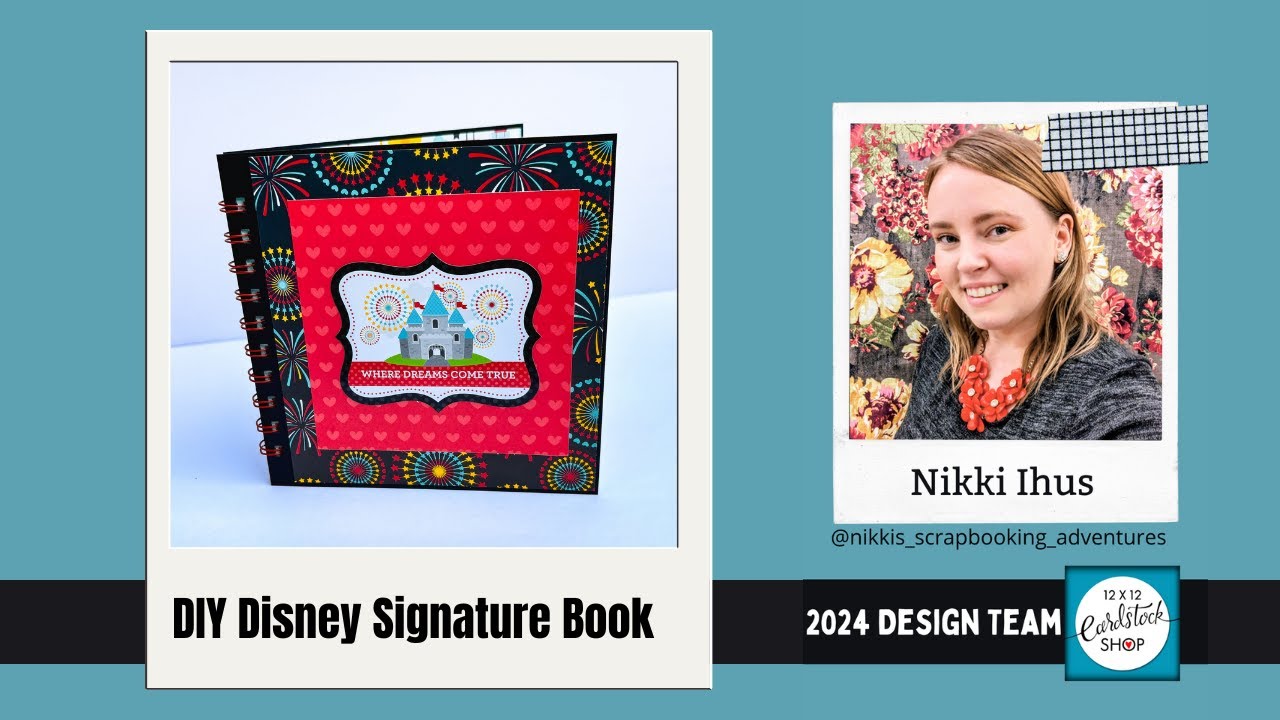 DIY Disney Signature Book - YouTube
