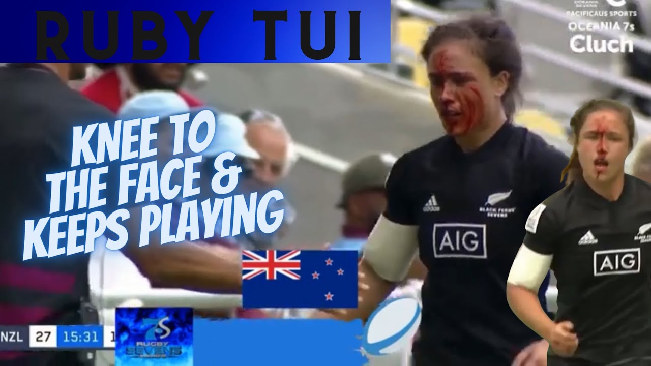 RUBY TUI gets a knee to the face and KEEPS PLAYING with blood on her ...