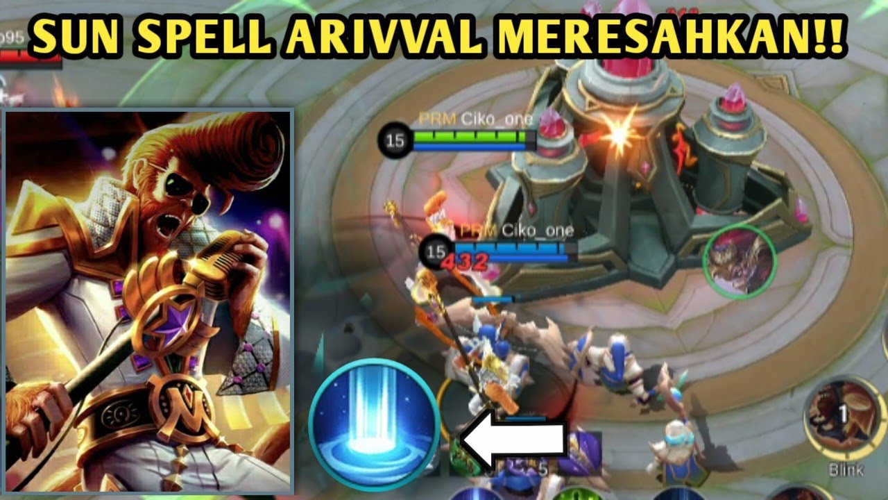 GAMEPLAY SUN SPELL ARIVVAL TURRET LAWAN AUTO HANCUR !! BUILD TOP GLOBAL ...