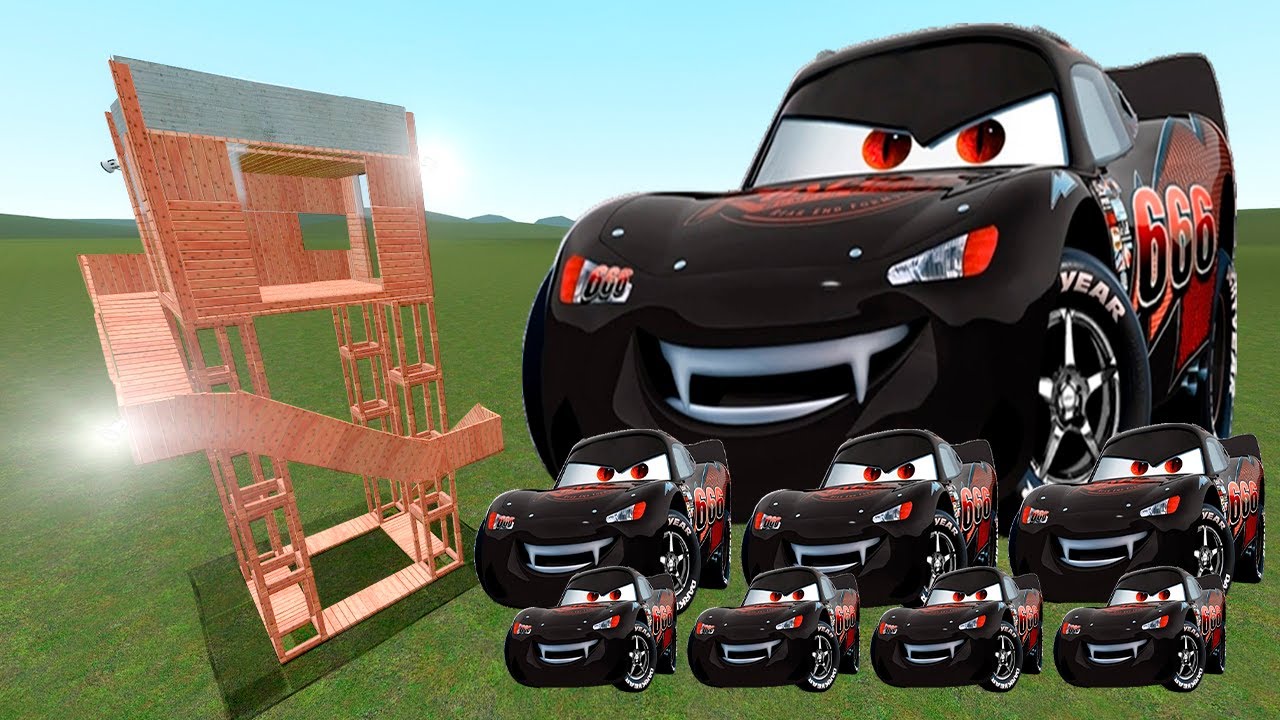 Lightning McQueen exe Nextbots vs Towers Gmod in Garry's Mod - YouTube