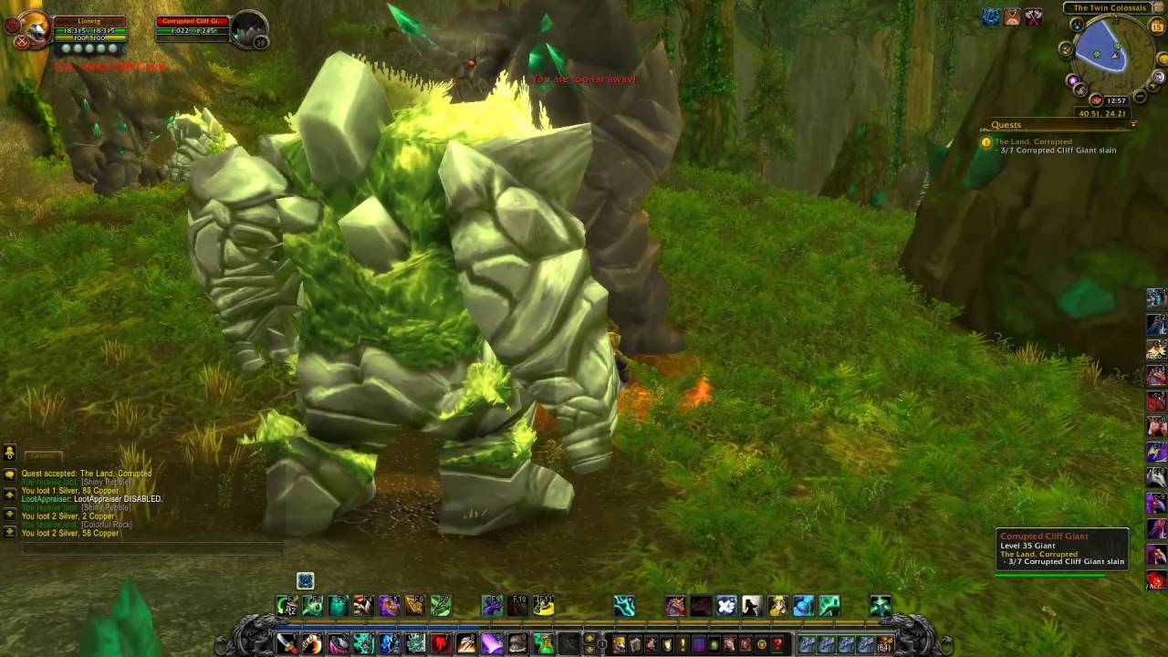 The Land Corrupted Quest ID 25241 Playthrough Feralas - YouTube