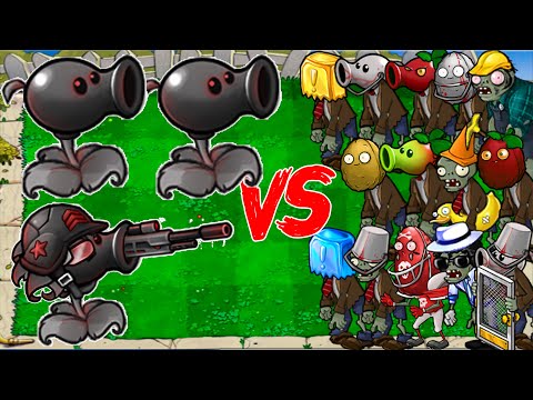 Video: Gatling Pea Turret Doom Snipea Vs All Zombies Survival Odissey ...