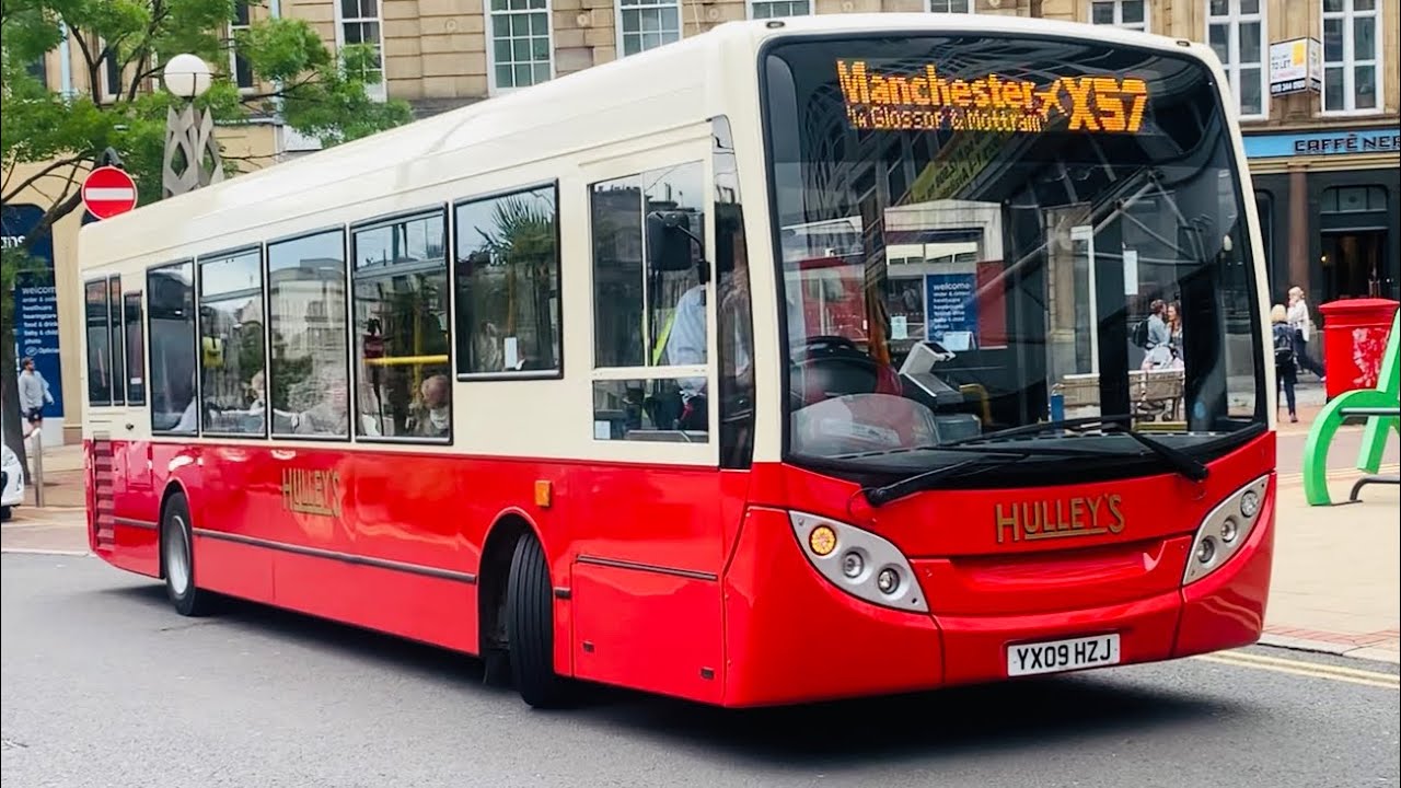 Hulleys Of Baslow Bus Number 7 On X57 From Sheffield To Manchester ...