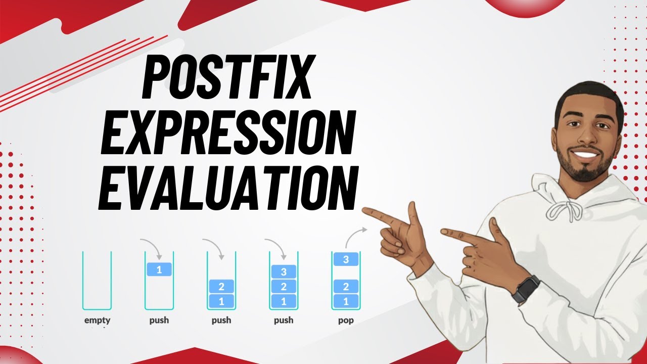 Postfix Expression Evaluation using Stack | Data Structures and Algorithm | Easy Explanation ...