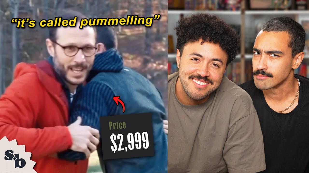 Alpha Male Course Reinvents Hugging - YouTube