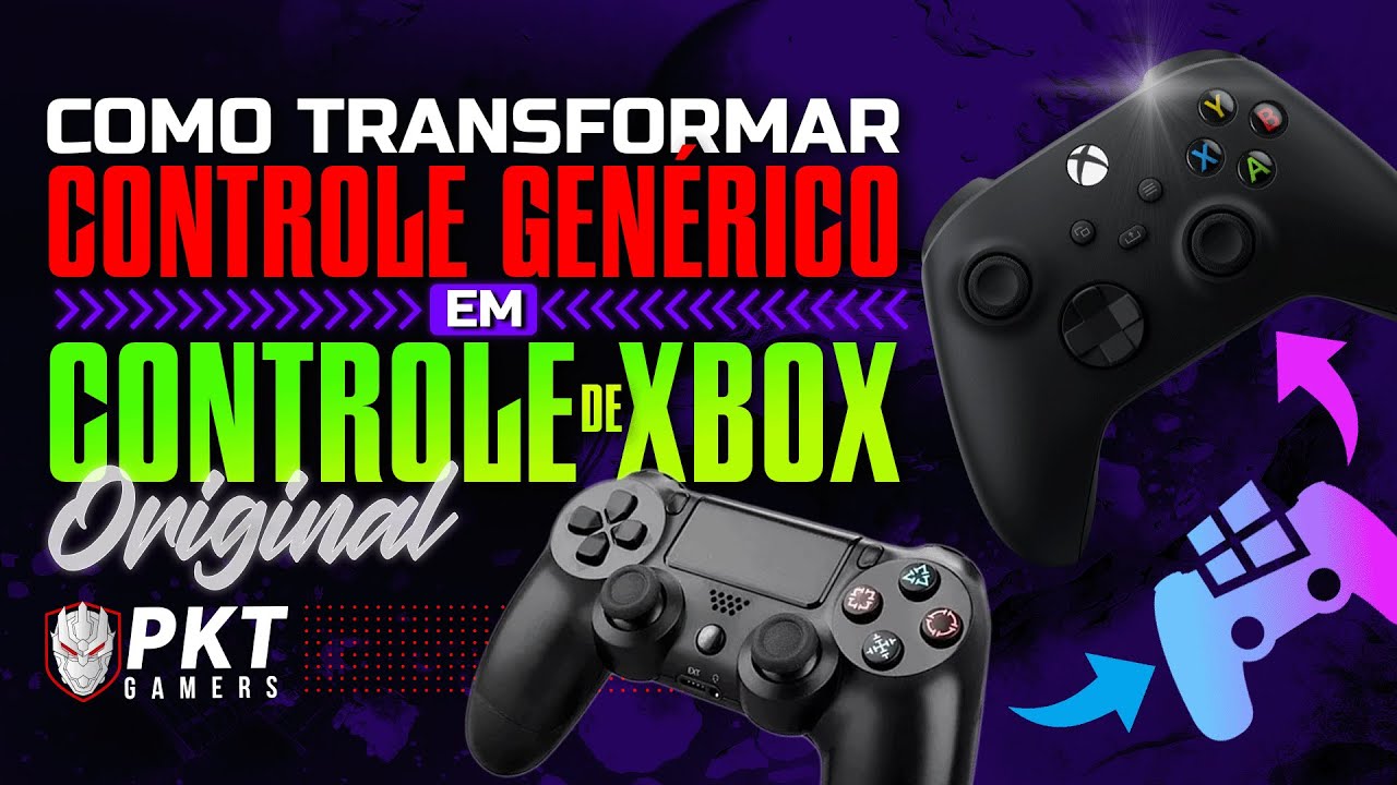 COMO TRANSFORMAR CONTROLE GENERICO EM CONTROLE ORIGINAL - YouTube