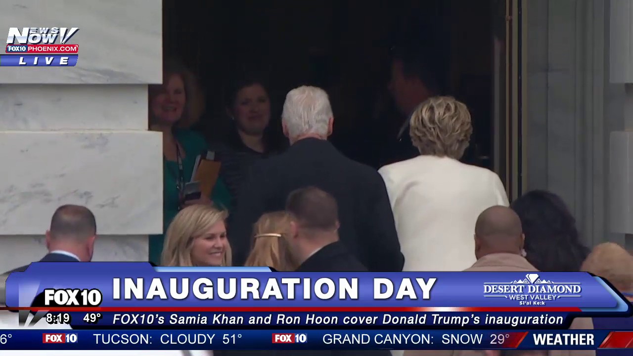 FNN: Hillary Clinton and Bill Clinton Arrive to DONALD TRUMP'S ...