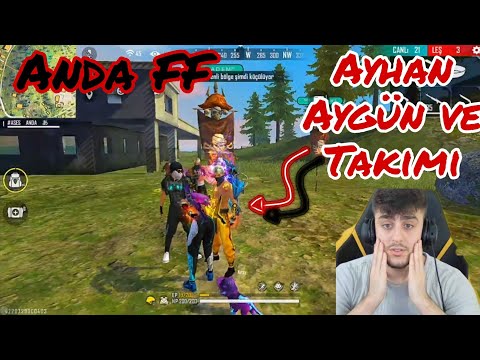 Anda FF Ve Ayhan Aygün Team AYNI OYUNA DENK GELIP DOST OLDULAR!! Free Fire