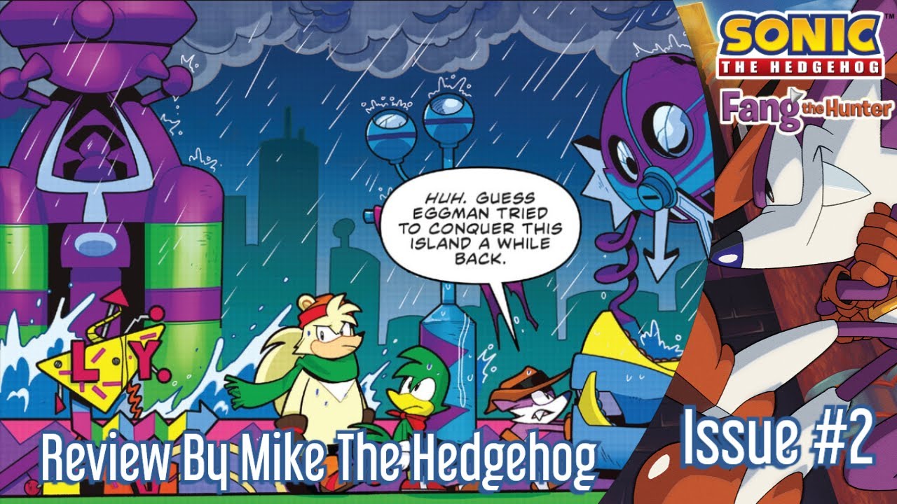 IDW Sonic Fang the Hunter Issue #2 Review By Mike The Hedgehog - YouTube