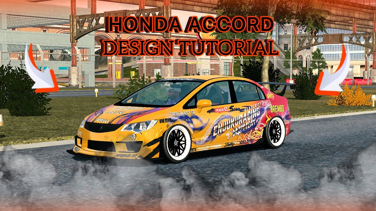 SIMPLY & EASY DRIFT DESIGN TUTORIAL FOR HONDA CIVIC | car parking ...