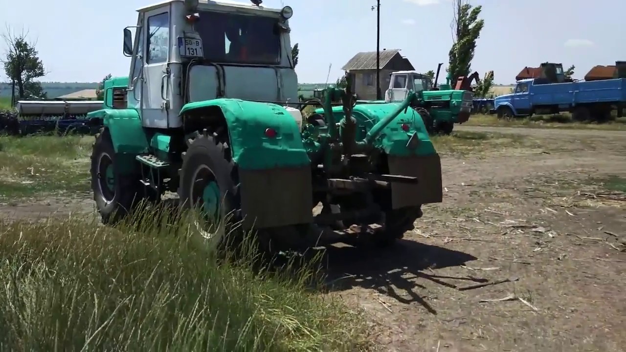 T-150K подготовка трактора к работе / Moldova - YouTube