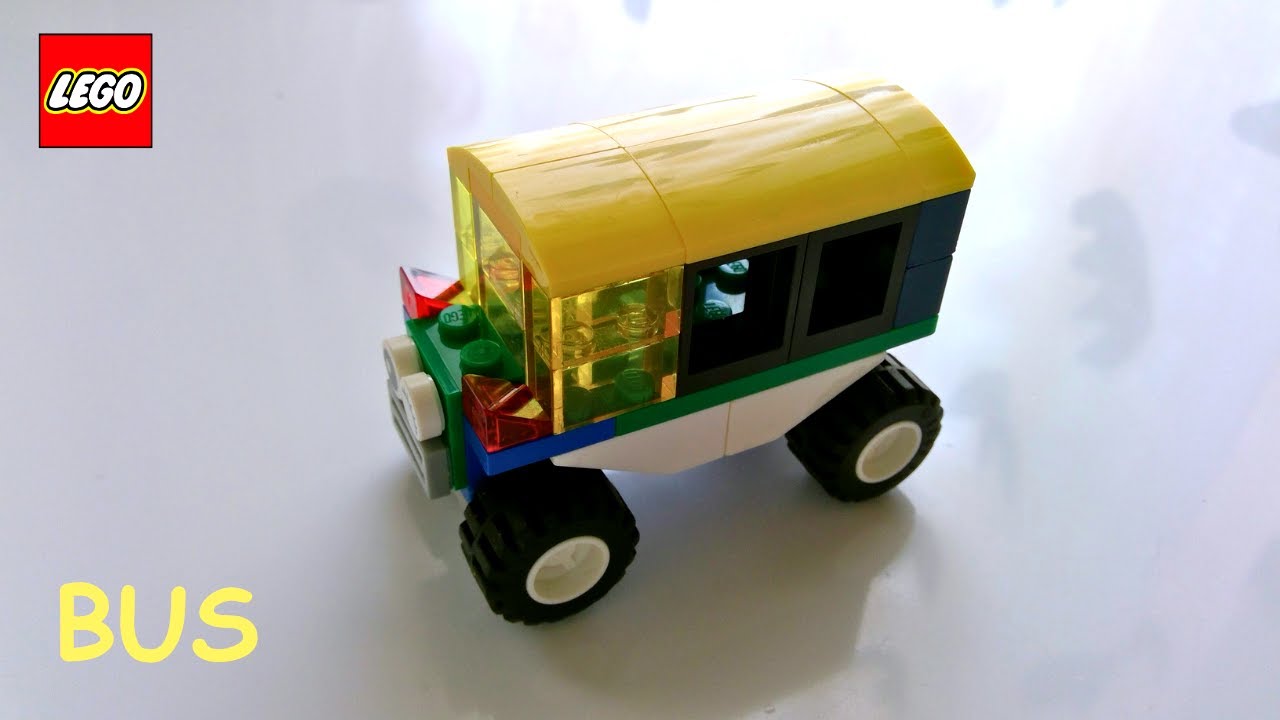 Lego Classic DIY Bus Building Instructions 300 - YouTube