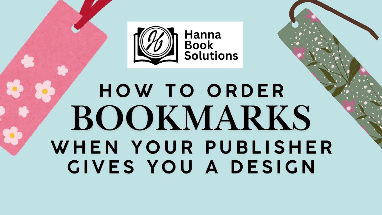 How to Order Bookmarks Online When you Have a Premade Design - YouTube