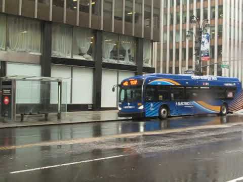 M42 bus at East 42nd Street and Second Avenue - YouTube