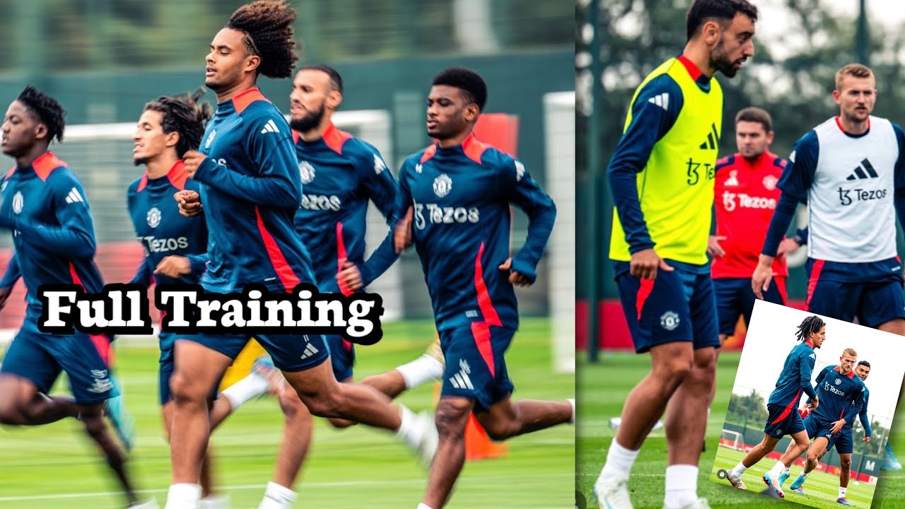 Man United Early morning Training today.Players Stormed Carrington ...