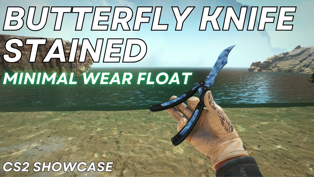 Butterfly Knife Stained (Minimal Wear) | CS2 Skin Showcase #1141 - YouTube