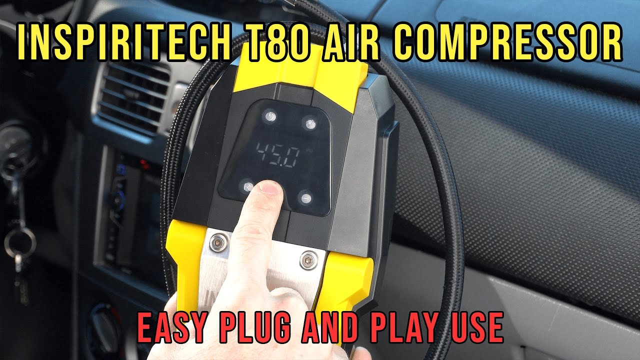 Inspiritech T80 Air Compressor Review - Ready For All Your Needs - YouTube