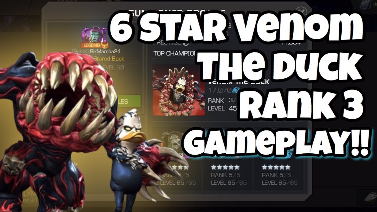 First Ever Rank 3 Venom THE Duck!! Enjoy 😉 - YouTube
