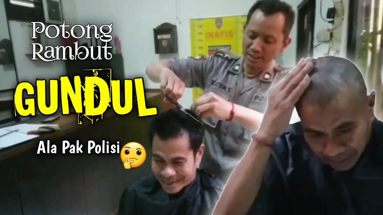 Aksi Terbaru Polisi: Potong Gundul Rambut Tahanan!😮 - YouTube