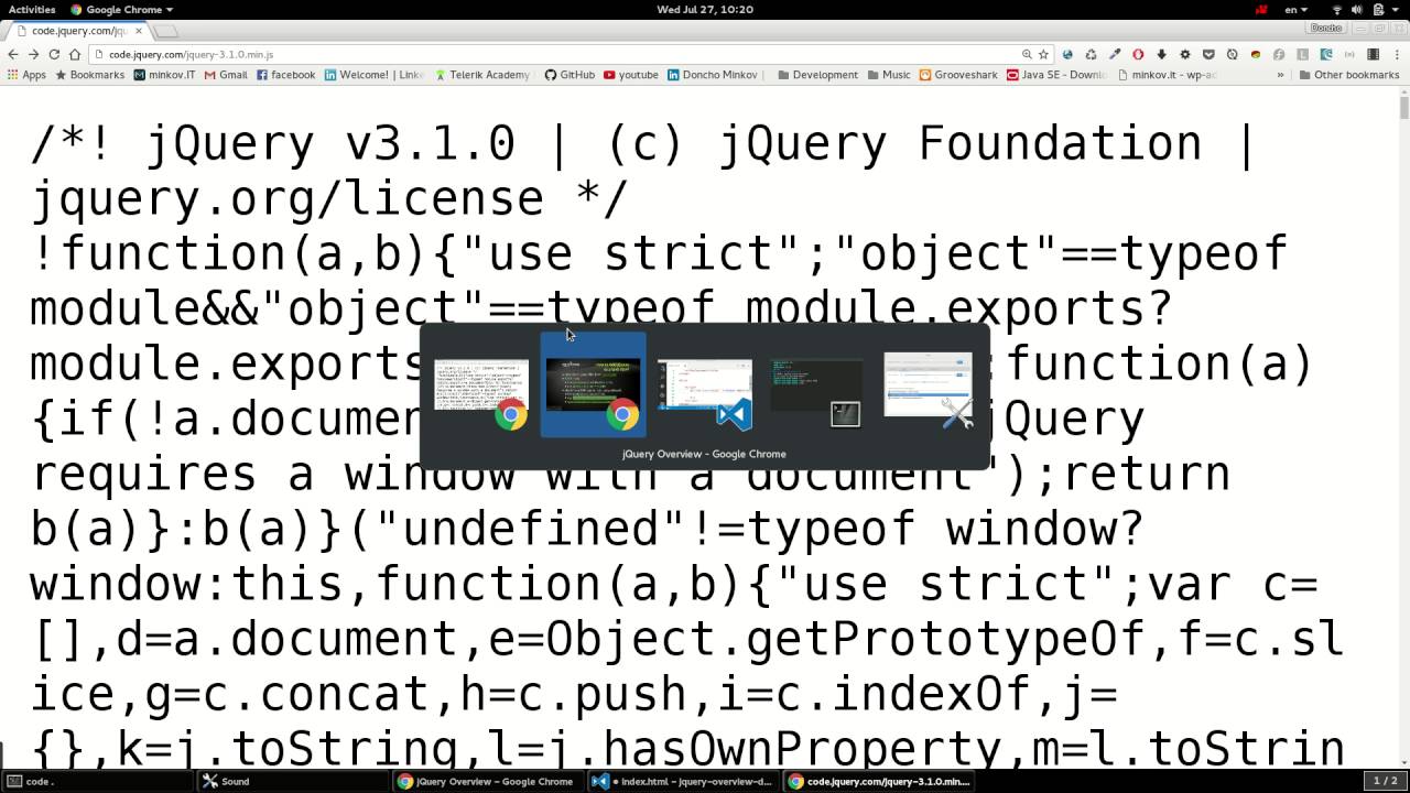 Основи на Jquery Youtube