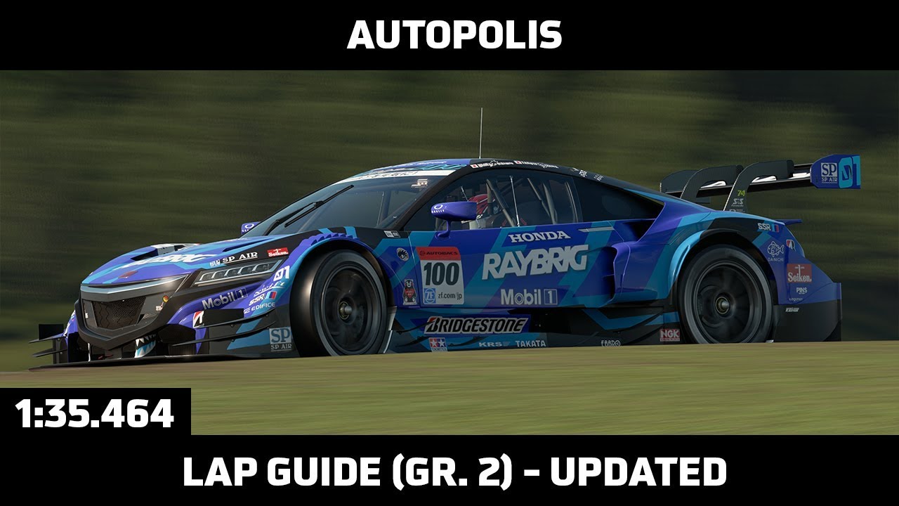 Gran Turismo Sport - Daily Race Lap Guide - Autopolis (Honda Raybrig ...