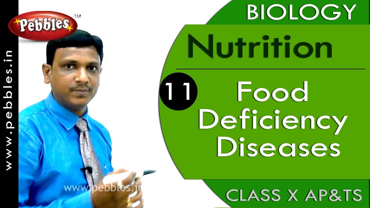 Food Deficiency Diseases : Nutrition | Biology | Science | Class 10 ...