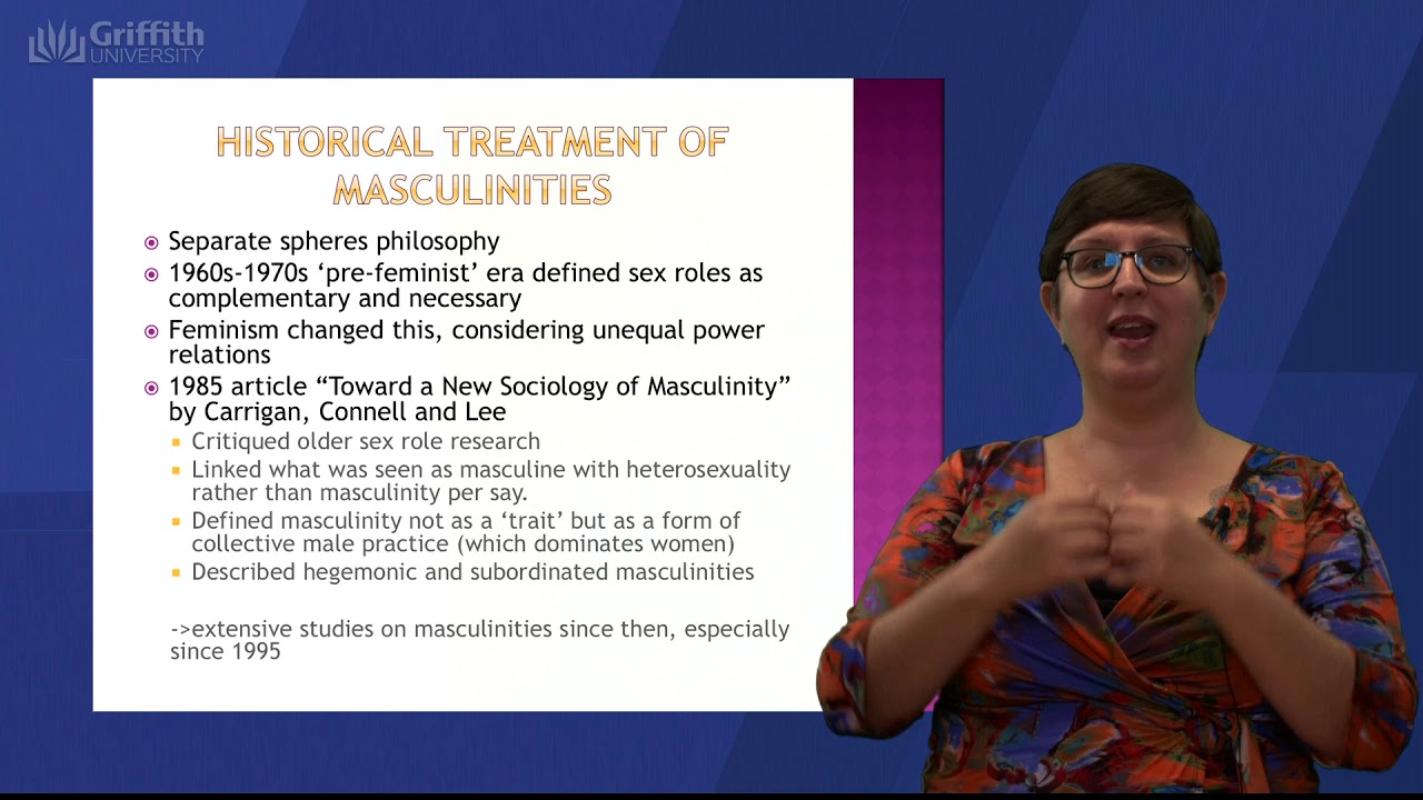 Concepts and theories of masculinity - YouTube
