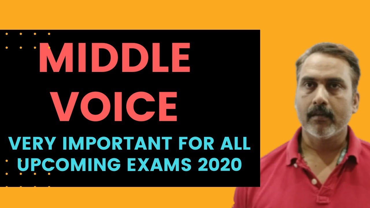 Middle voice | concepts and difference from other voices | for ...