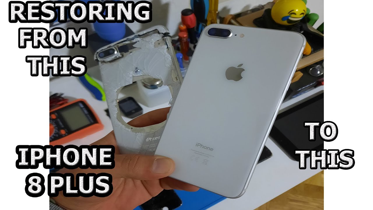 RESTORING DESTROYED IPHONE 8 PLUS - YouTube