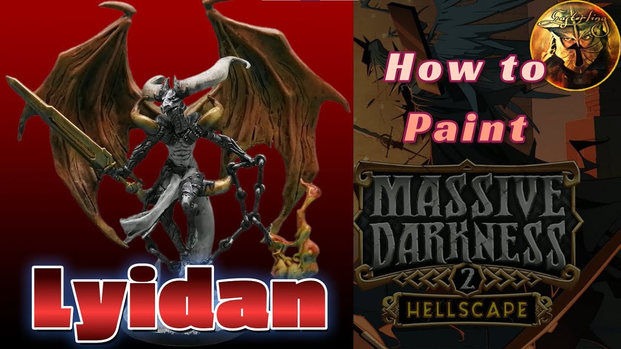 How to paint Lyidan from Massive Darkness 2 Hellscape - YouTube