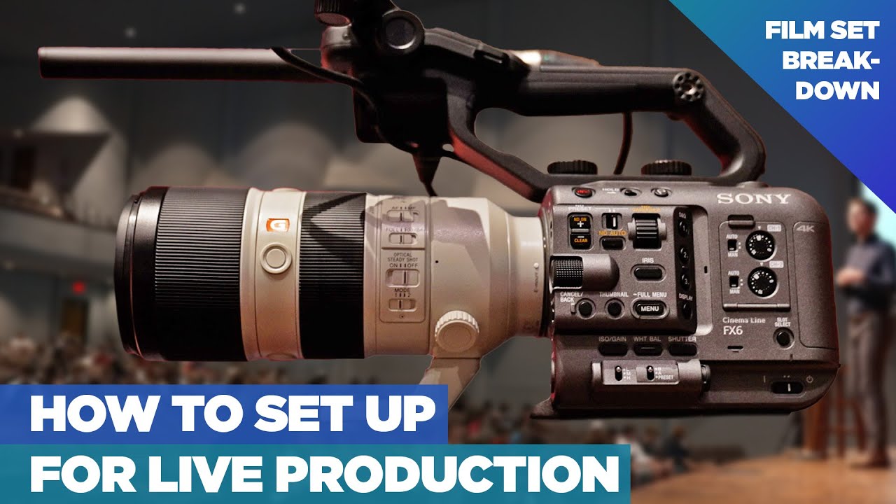 Complete Breakdown of a Multi-Cam Live Shoot (Shot on Sony) - YouTube