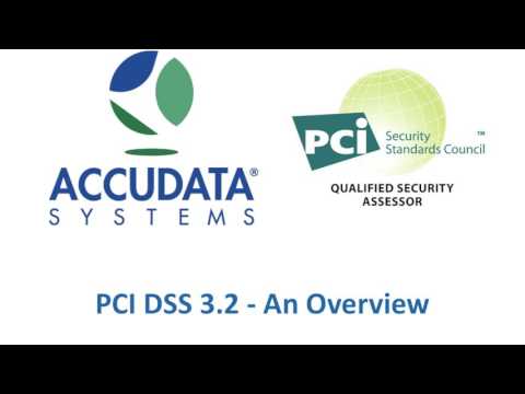 PCI DSS 3.2 Overview - YouTube