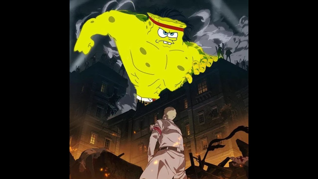 Spongebob sings AoT Rumbling - YouTube