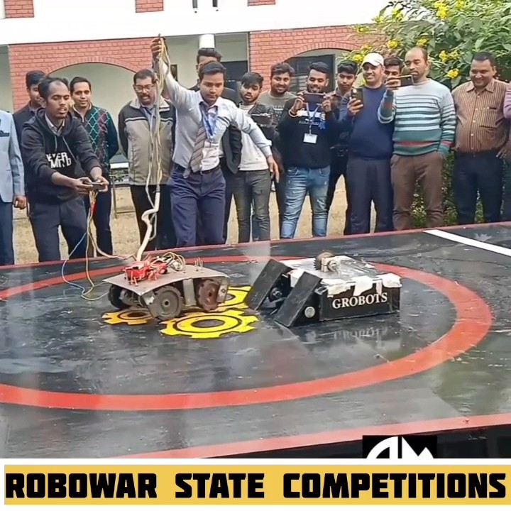 Robowar ⚠️(State competitions) (part -1)#robot #devashish#competition # ...