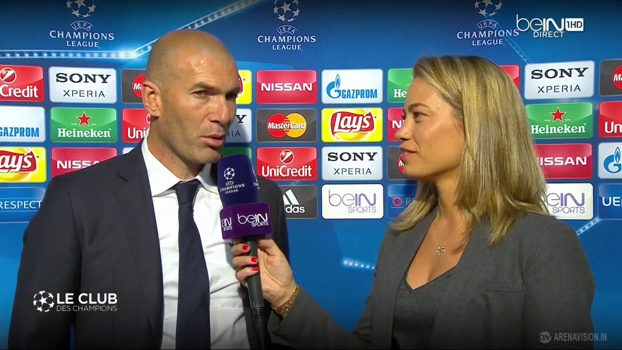 Real Madrid 1 0 Manchester City Zinedine Zidane Post Match Interview 04 ...