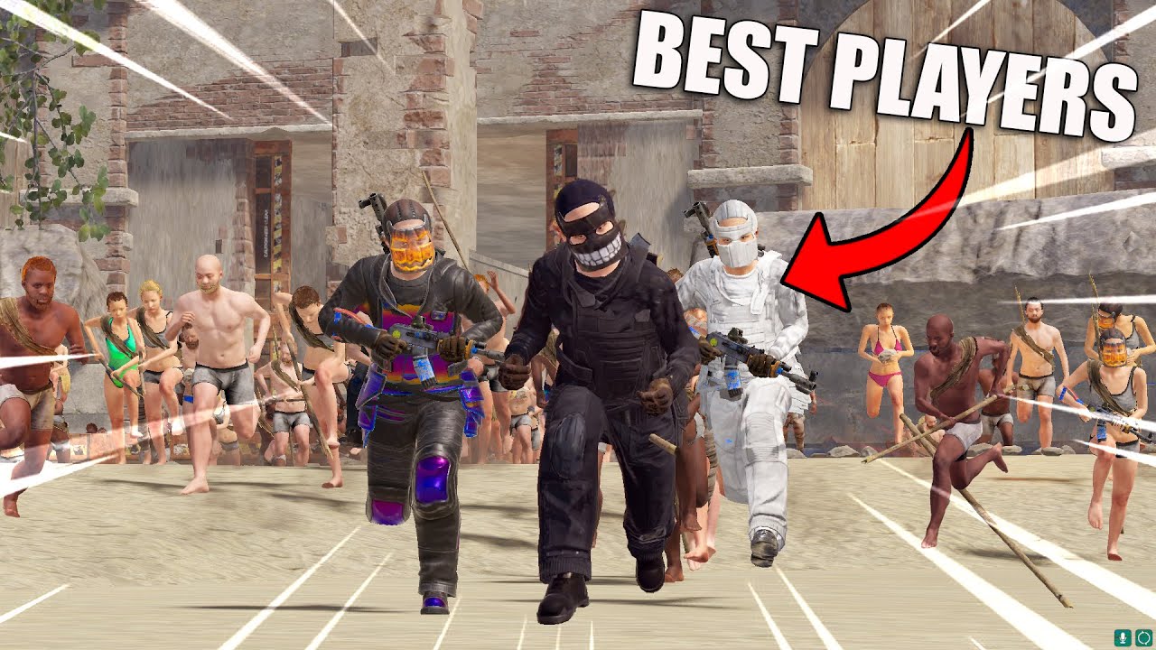 Can 200 Players Defeat the BEST PvPers in Rust? - YouTube