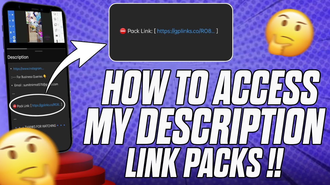 HOW To Use/Access My Description Link Packs | TUTORIAL | 2025 - YouTube