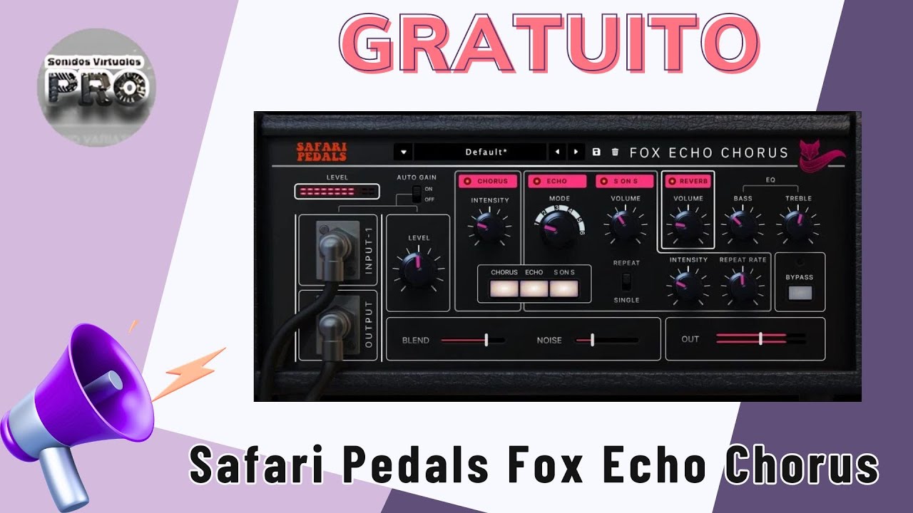 ⚡Safari Pedals Fox Echo Chorus⚡¡GRATUITAS 20K LICENCIAS! - YouTube