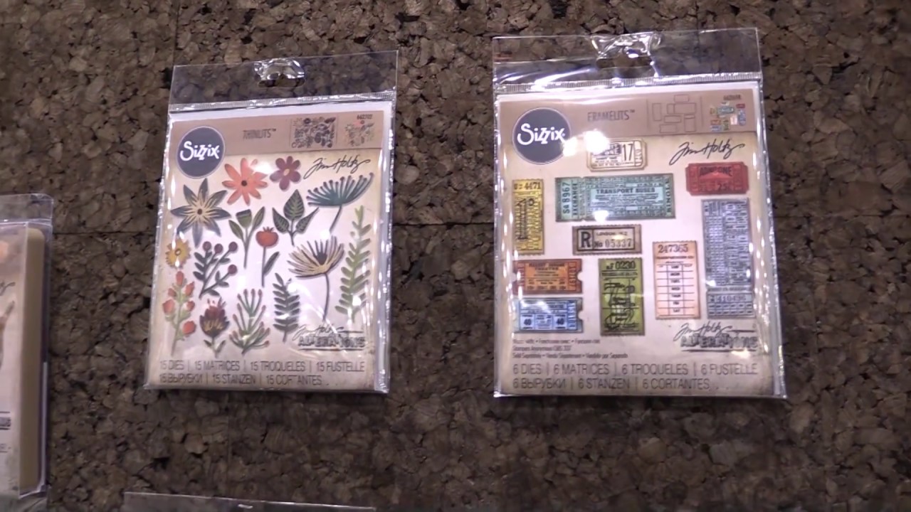 Tim Holtz - New 2018 Releases - Sizzix - YouTube